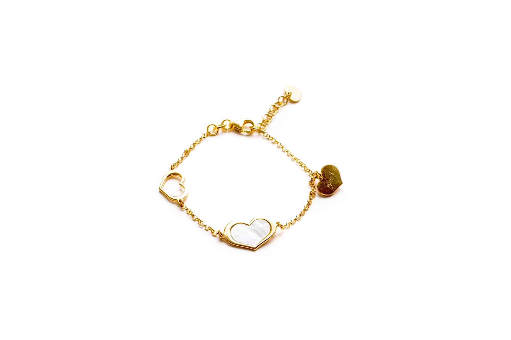 bracciale donna gioielli Grace T. Cuore Perlato - Gold Gallery bracciale donna gioielli Grace T. Cuore Perlato - Gold Gallery
